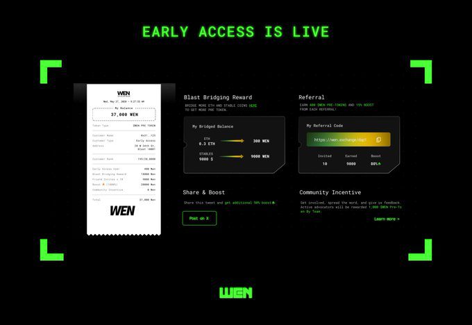 Wen Exchange Airdrop Guide and Review