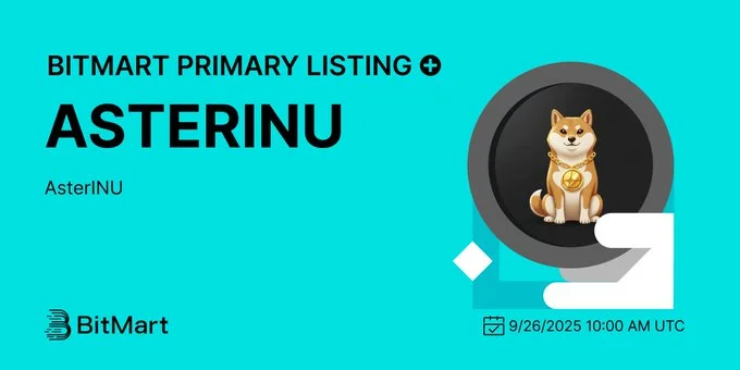 AsterINU Joins BitMart: Listing September 26, 2025, 10 AM UTC – Bitrabo