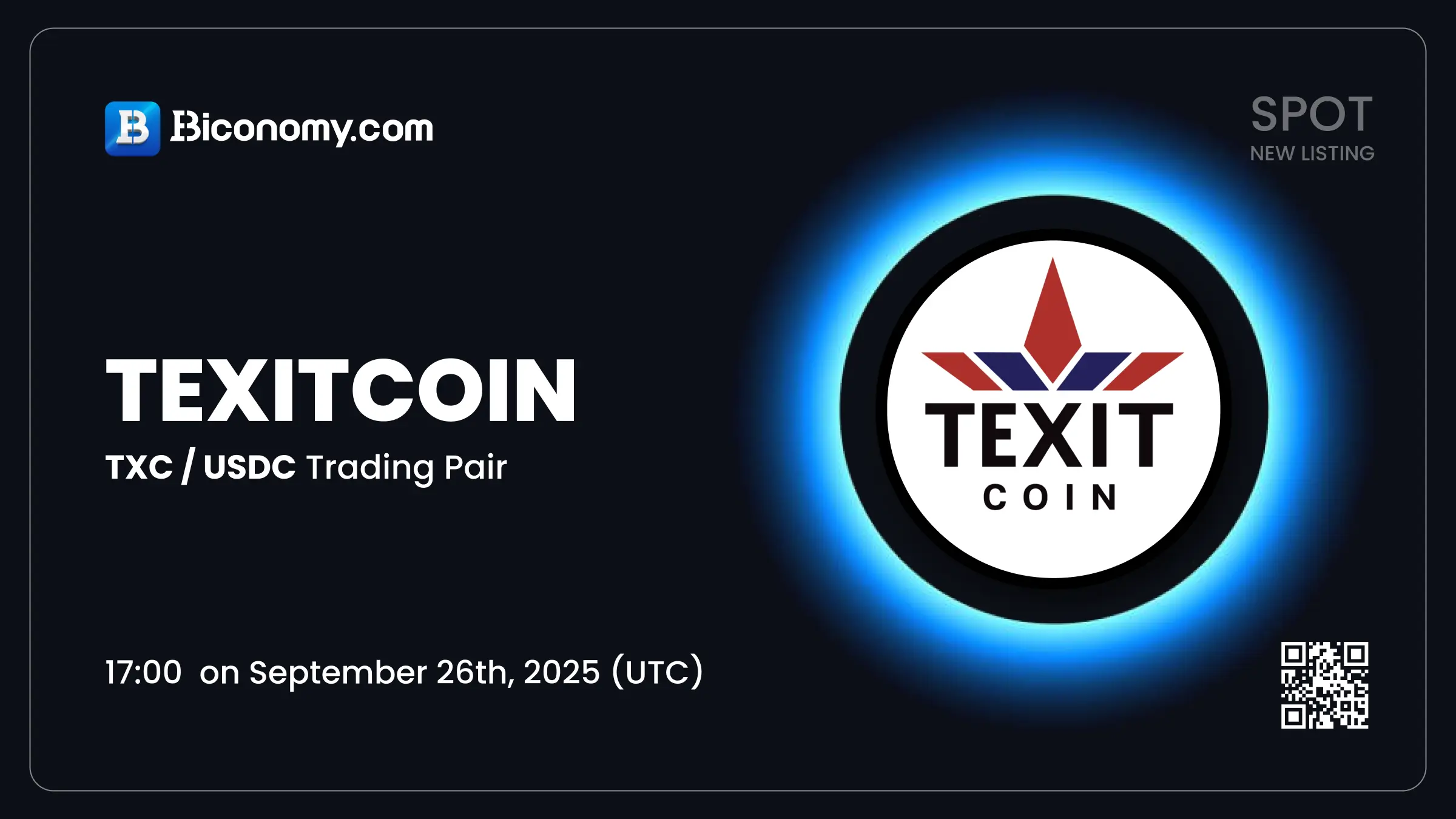 Texitcoin Txc Launches On Biconomy Exchange September 26 Bitrabo